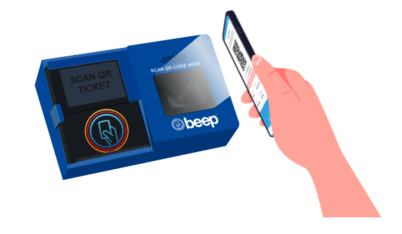 How do I use the Beep QR ticket? How do I use the Beep QR ticket?
