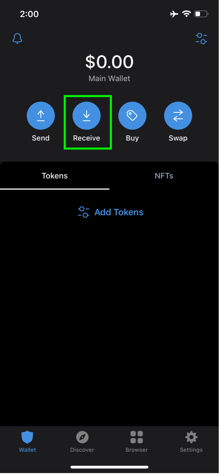 How do I generate a QR code using Trust Wallet